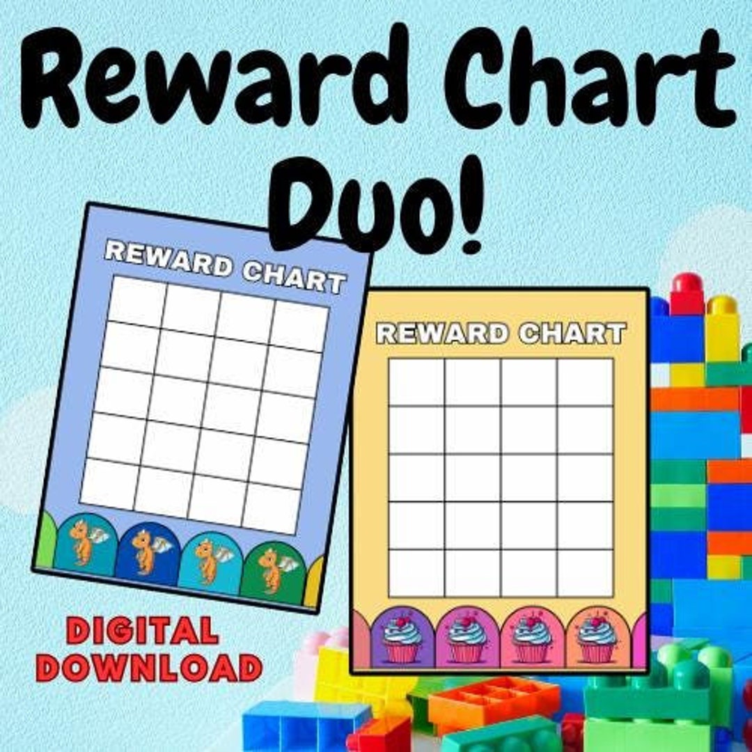 Chore Chart for Kids, Motivation Chart, Sticker Chart for Kids, Reward ...