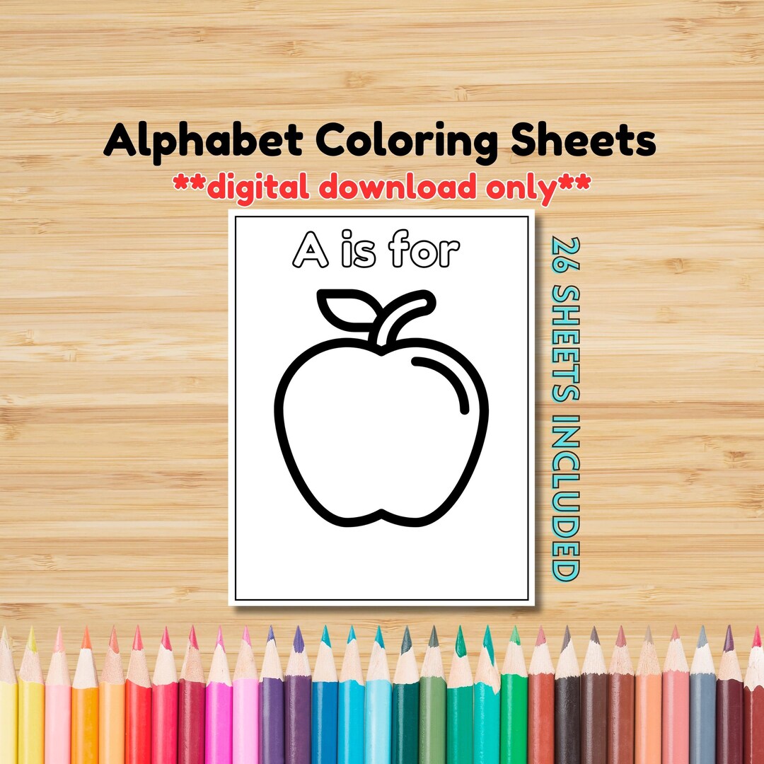 Alphabet Coloring Pages, Preschool Coloring Pages, Preschool Activity ...
