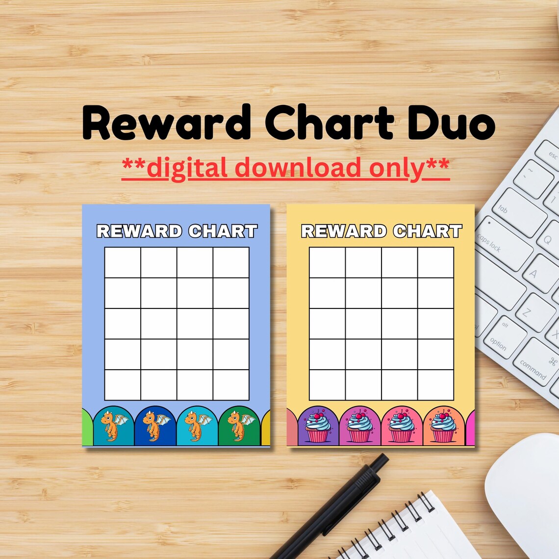 Chore Chart for Kids, Motivation Chart, Sticker Chart for Kids, Reward ...