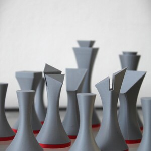Designer Chess Pieces - Minimalist - Modern - Stylish - Elegant and ...