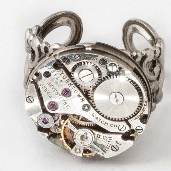 Watch Movement Ring - Etsy
