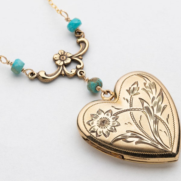 Turquoise Lockets - Etsy