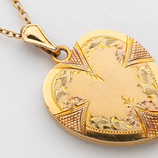 Vintage Heart Locket - Etsy