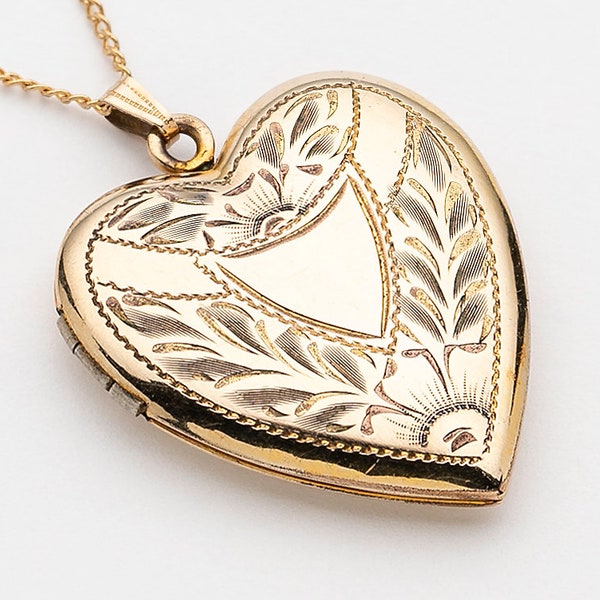 Vintage Heart Locket - Etsy