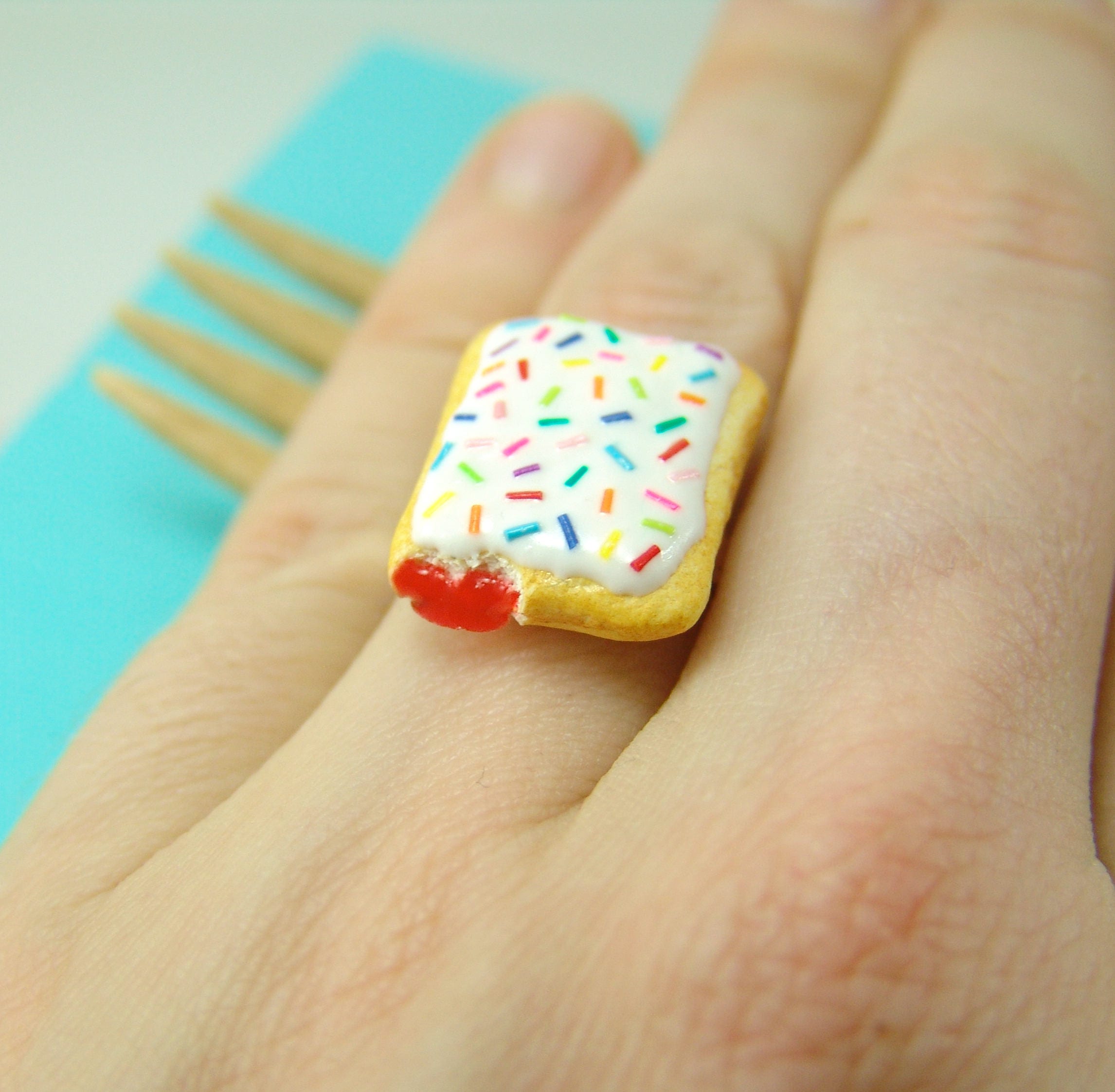 Food Ring // Miniature Breakfast Pastry Ring Choose Your | Etsy