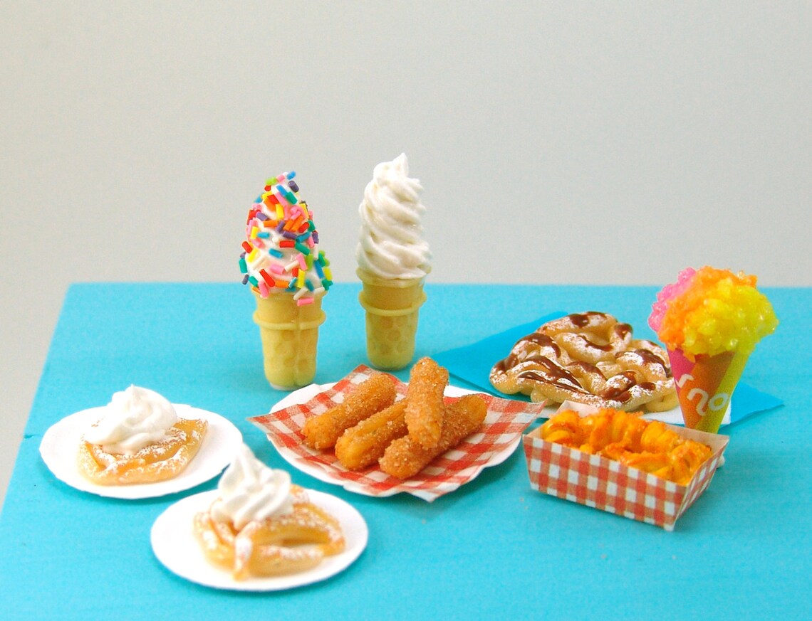 Polymer Clay Tutorial - How to Sculpt Miniature Carnival Foods From ...