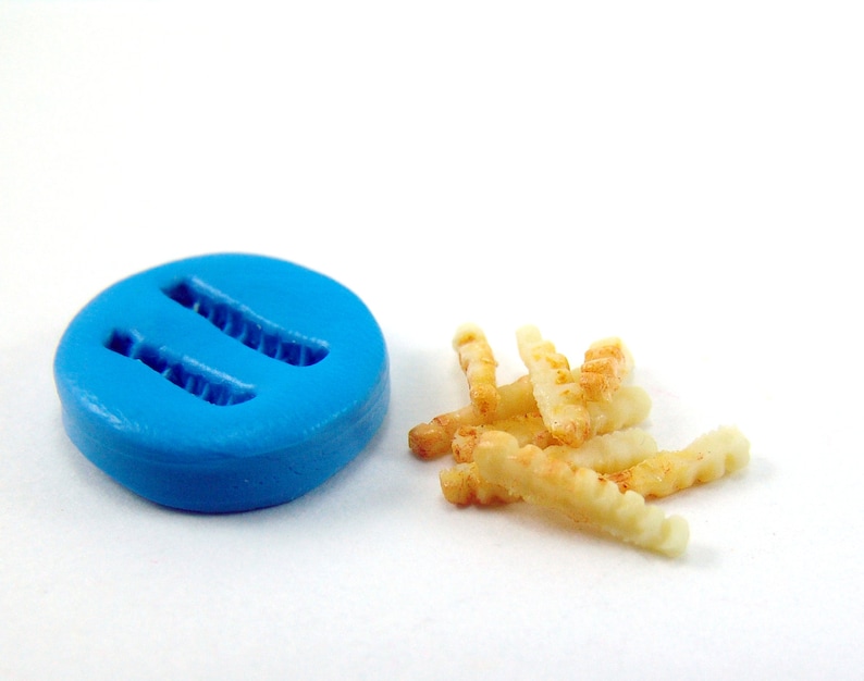 Silicone Mold // Dollhouse French Fries // 1:12 Scale - Etsy