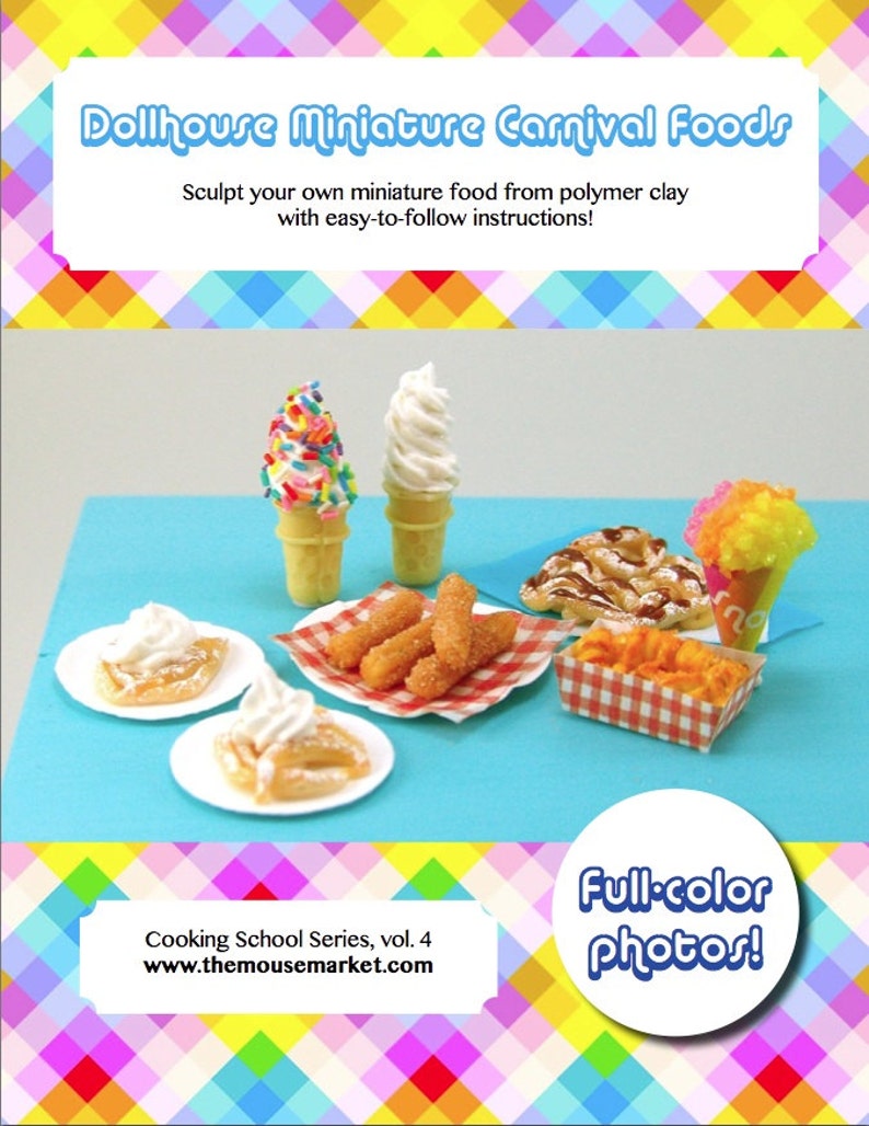 Polymer Clay Tutorial How to Sculpt Miniature Carnival Foods - Etsy