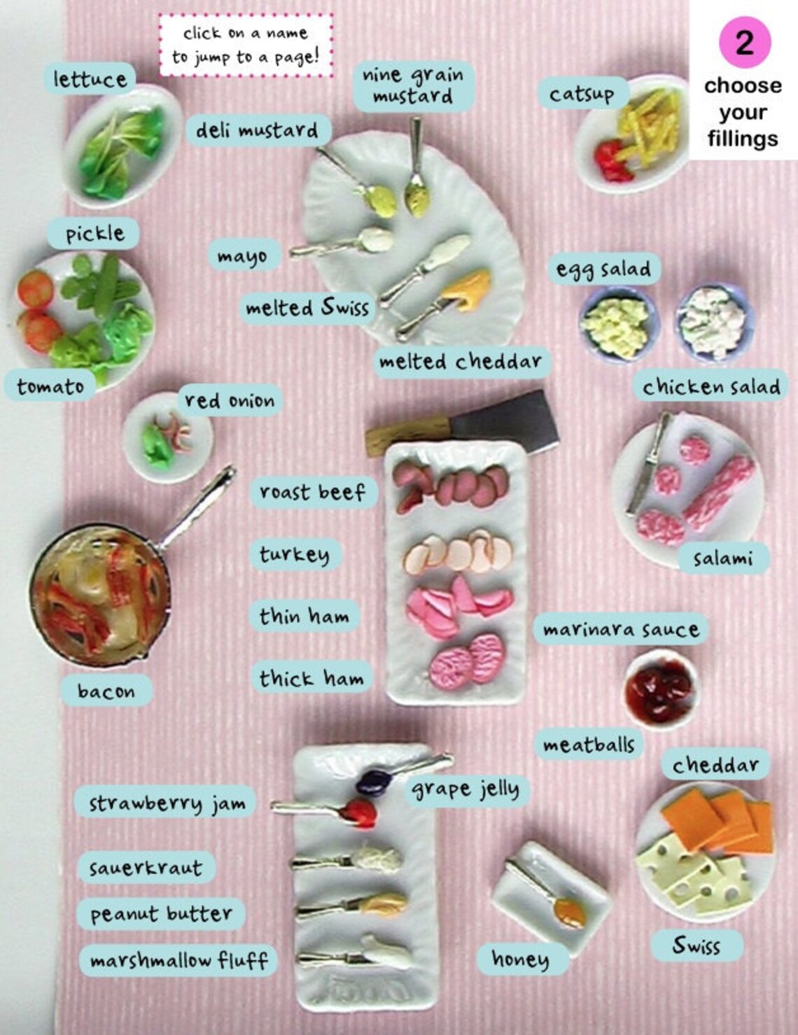 Miniature Food Tutorial How to Sculpt Miniature Sandwiches - Etsy