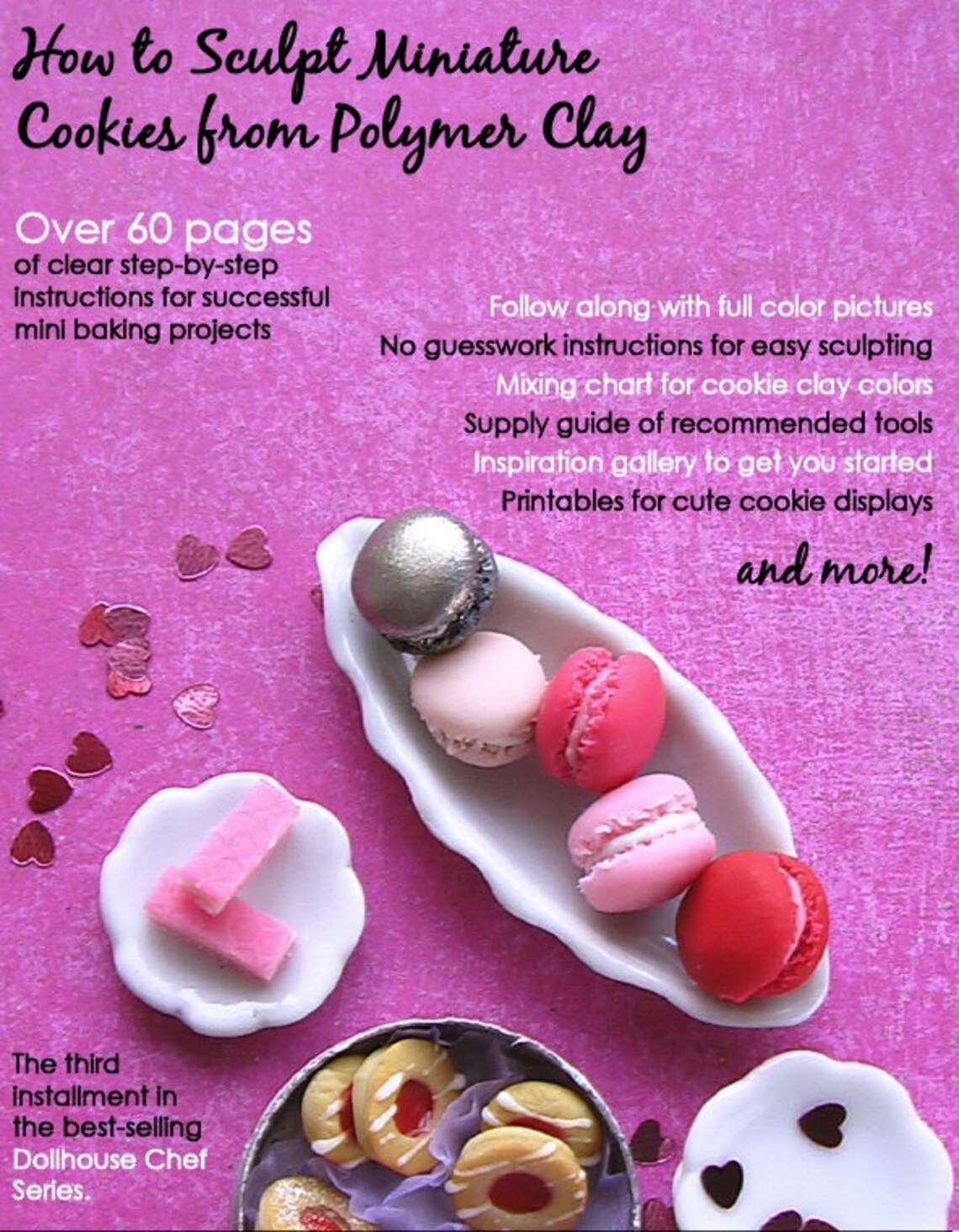 Miniature Tutorial - How to Sculpt Miniature Cookies From Polymer Clay ...