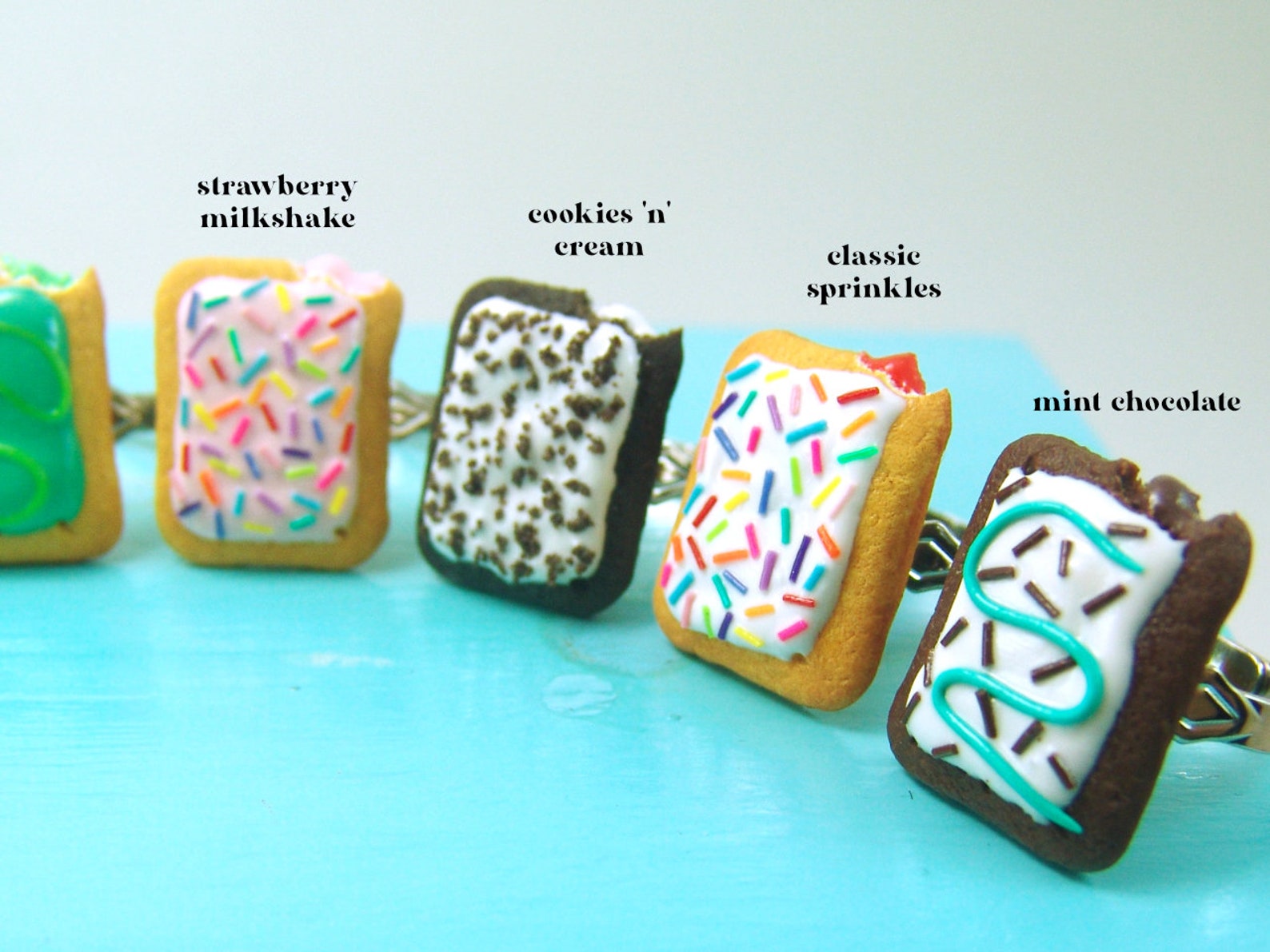 Pop Tart Earrings // Choose Your Flavor // Food Jewelry // | Etsy