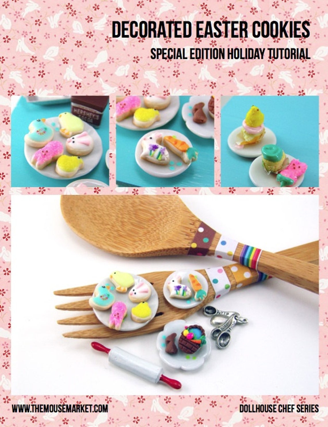 Miniature Tutorial - How to Sculpt Miniature Easter Cookies From ...