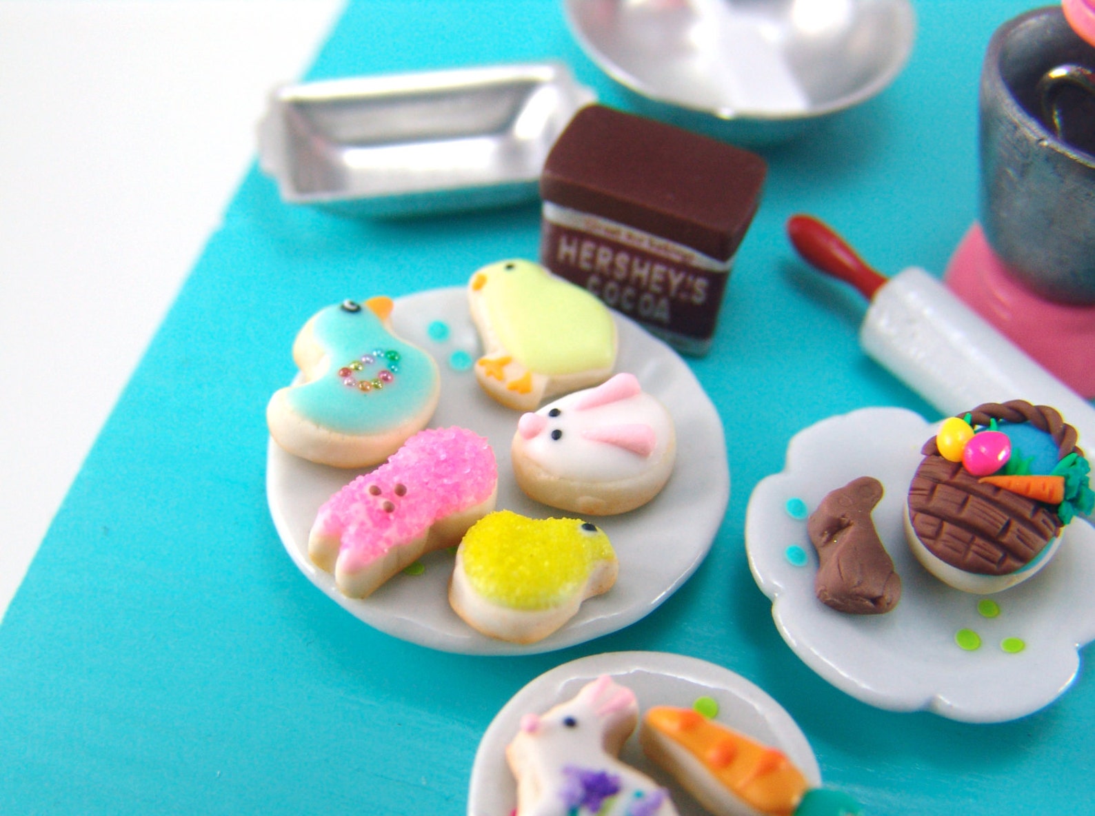 Miniature Tutorial - How to Sculpt Miniature Easter Cookies From ...