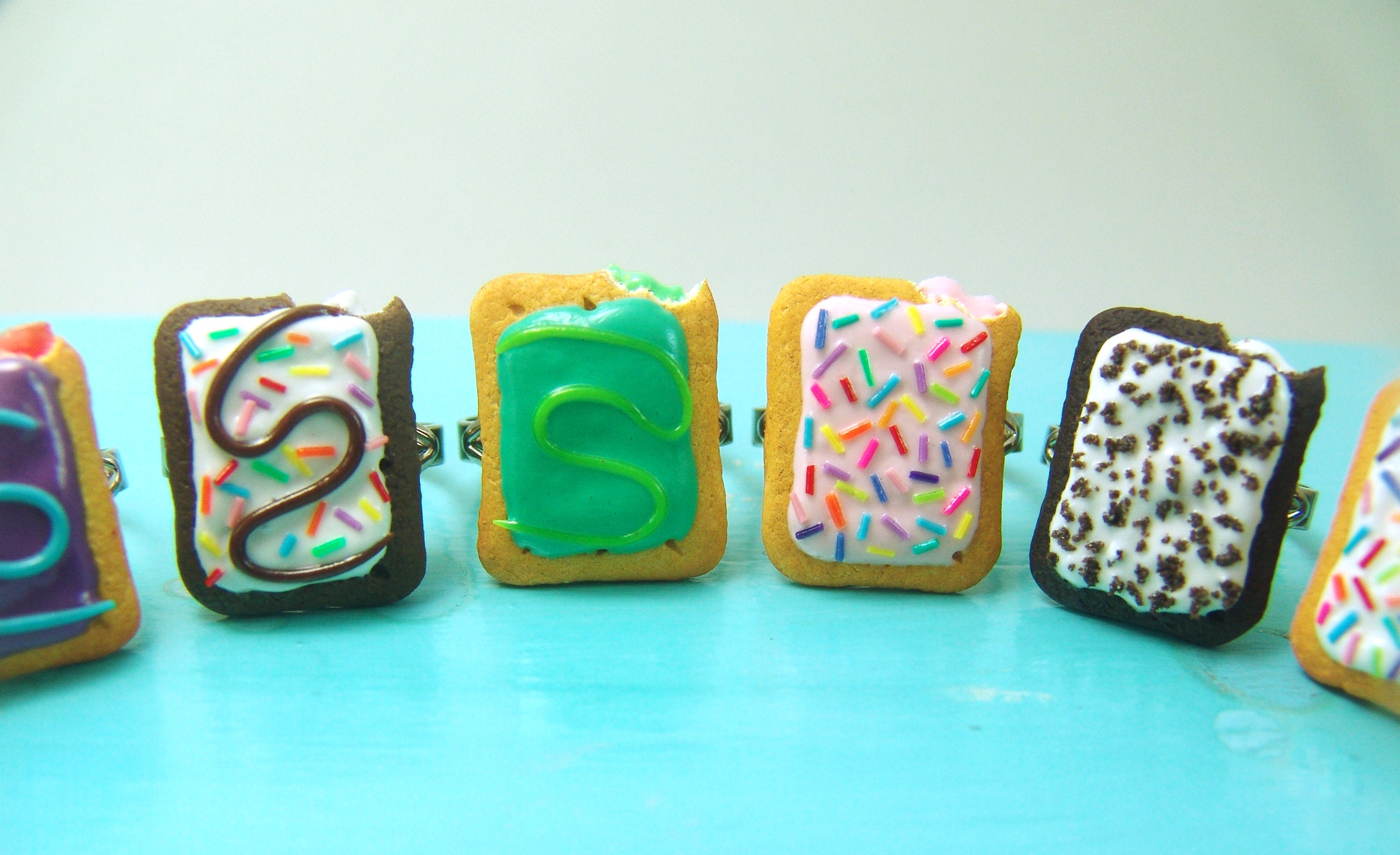 Food Ring // Miniature Breakfast Pastry Ring Choose Your | Etsy