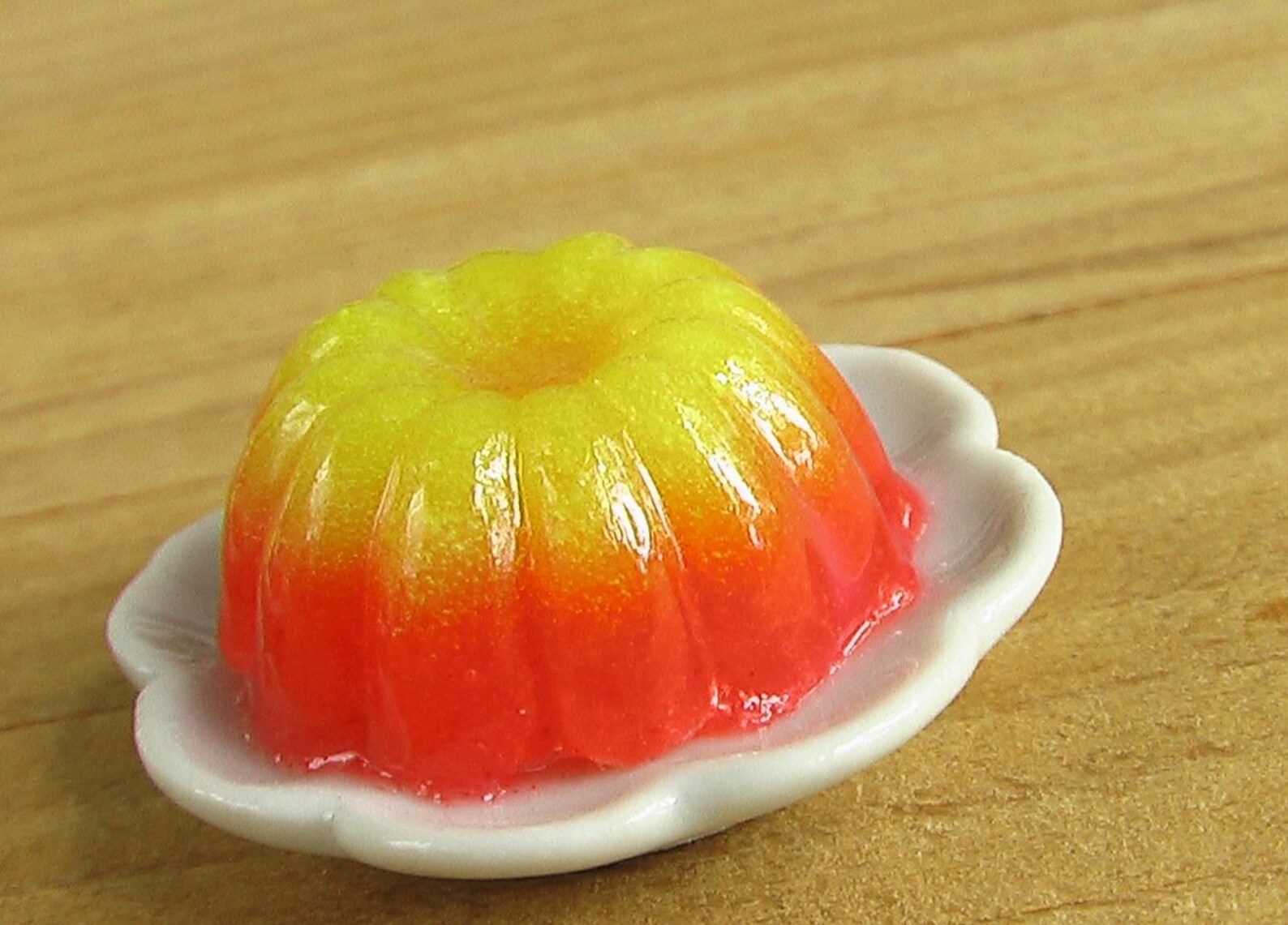 Silicone Mold // Jell-o or Bundt Cake Mold for Dollhouse Miniatures ...