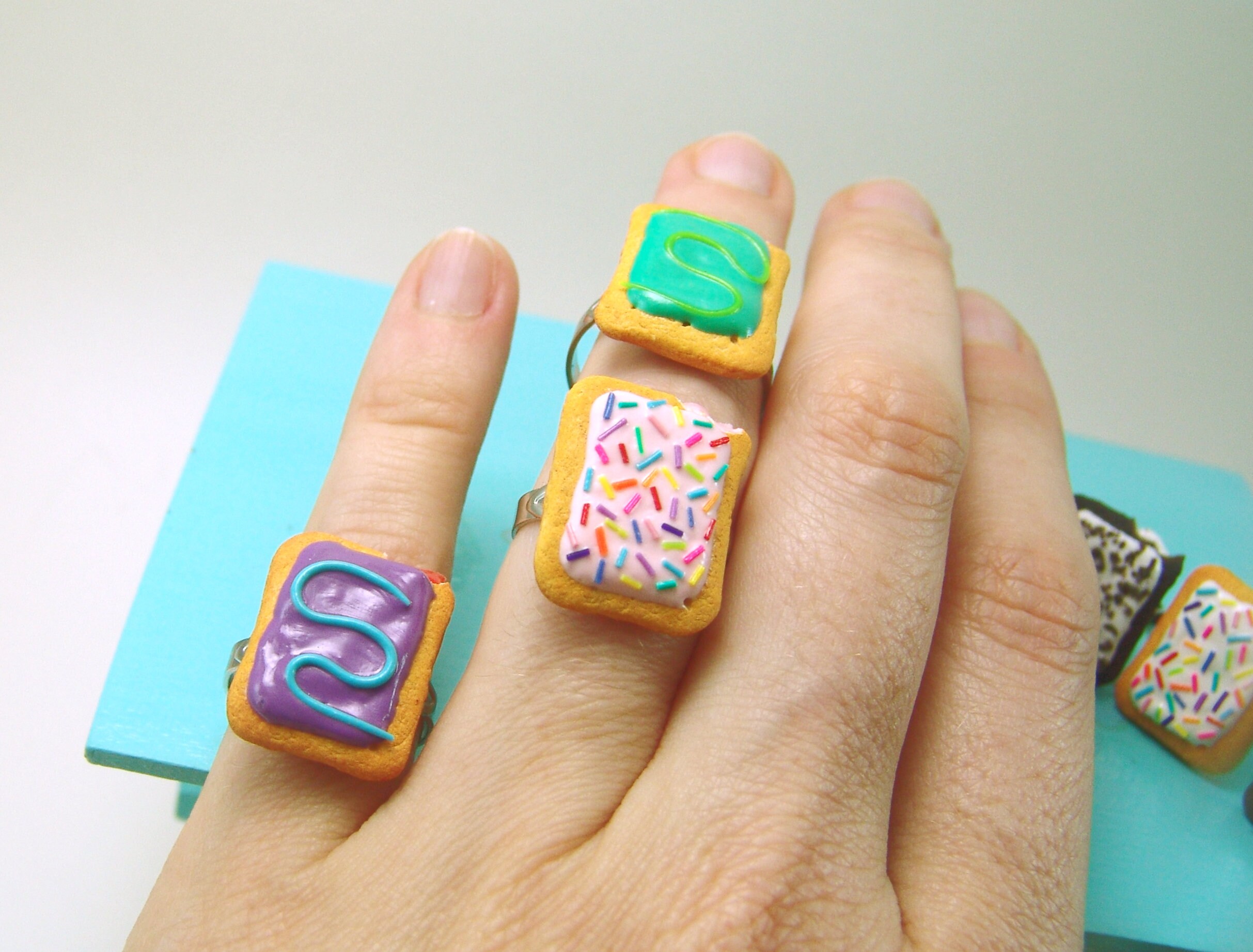 Food Ring // Miniature Breakfast Pastry Ring Choose Your | Etsy