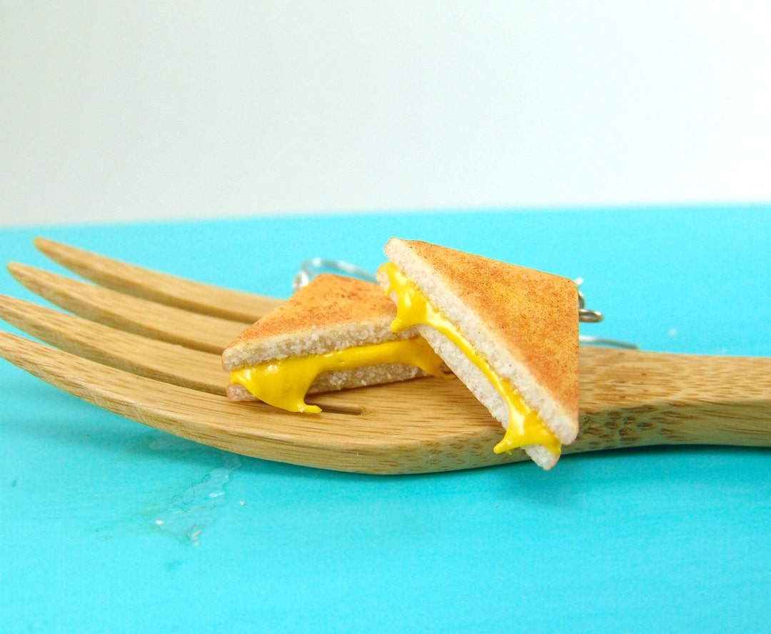Sandwich Earrings // Grilled Cheese Earrings // Food Jewelry // MADE TO ...