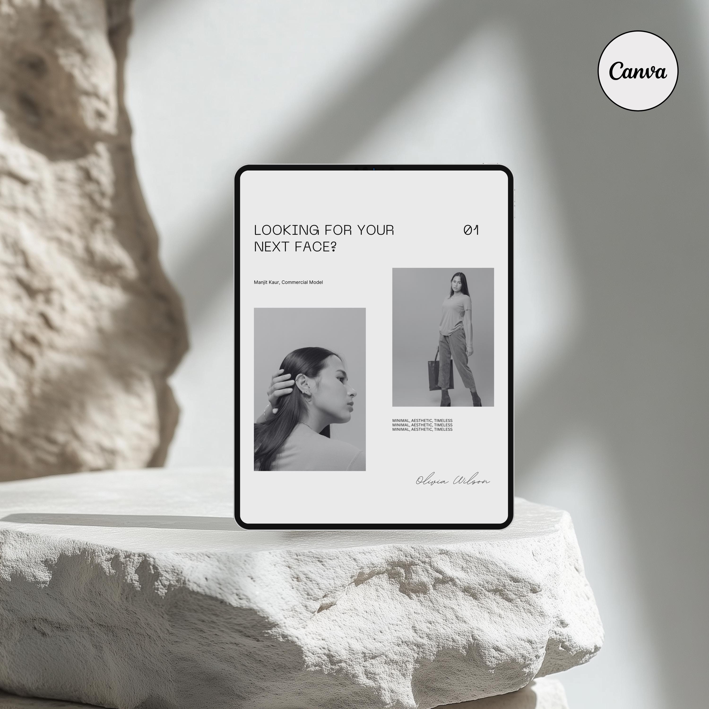 Aesthetic CANVA iPad Mockup, Digital Product Mockups, iPad Mockup ...