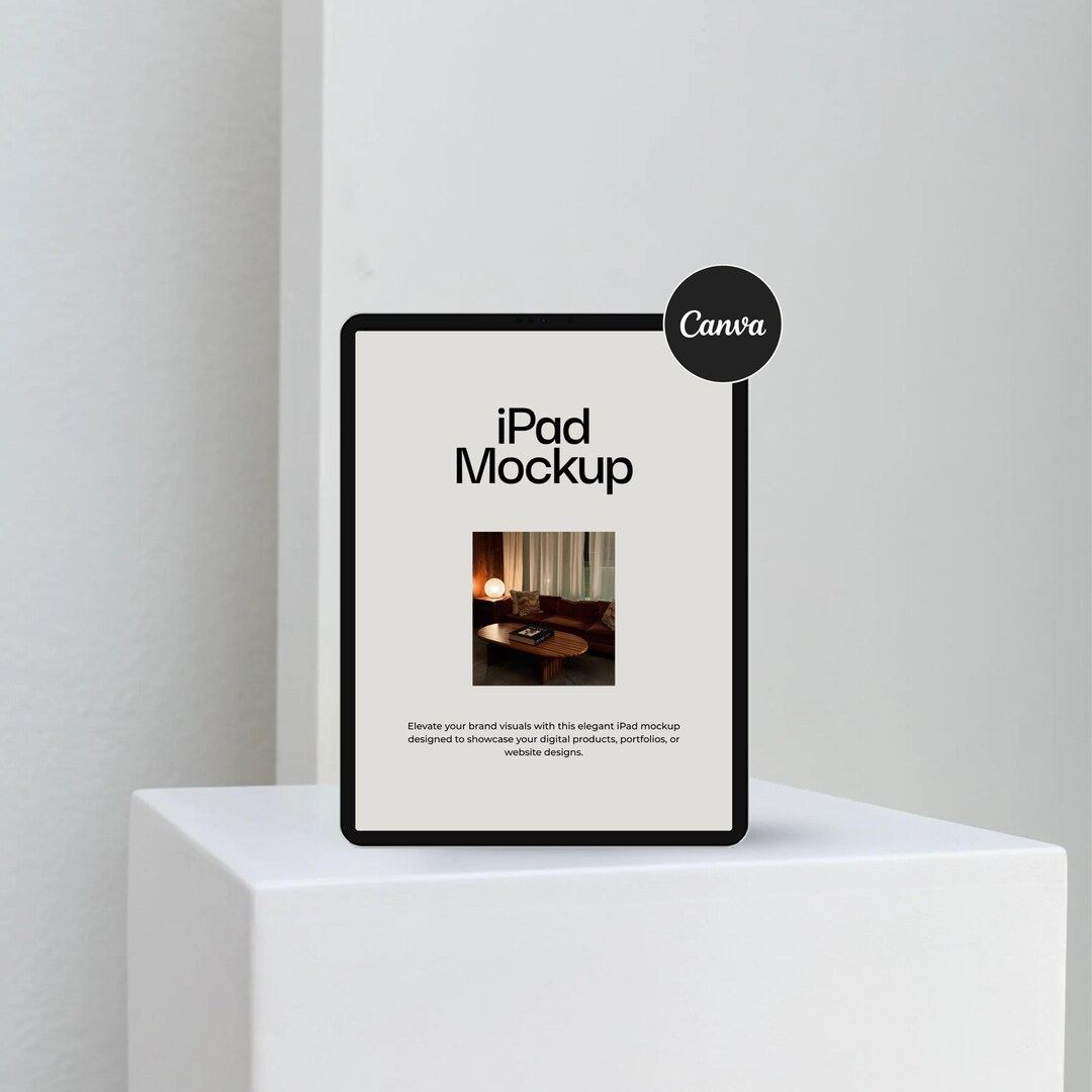 Aesthetic CANVA iPad Mockup, Digital Product Mockups, iPad Mockup ...