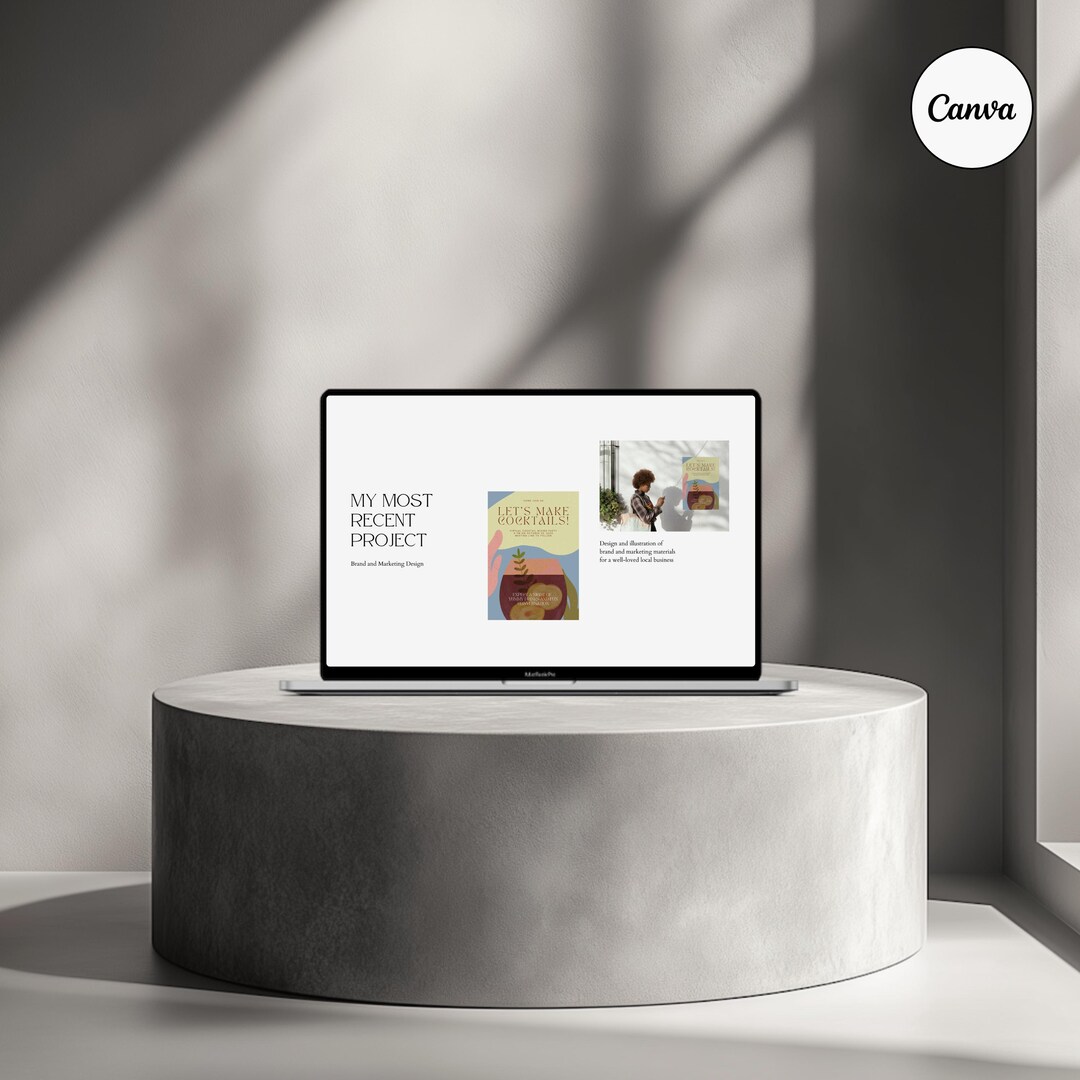 Aesthetic CANVA MacBook Mockup, Digital Product Mockups, MacBook Mockup ...