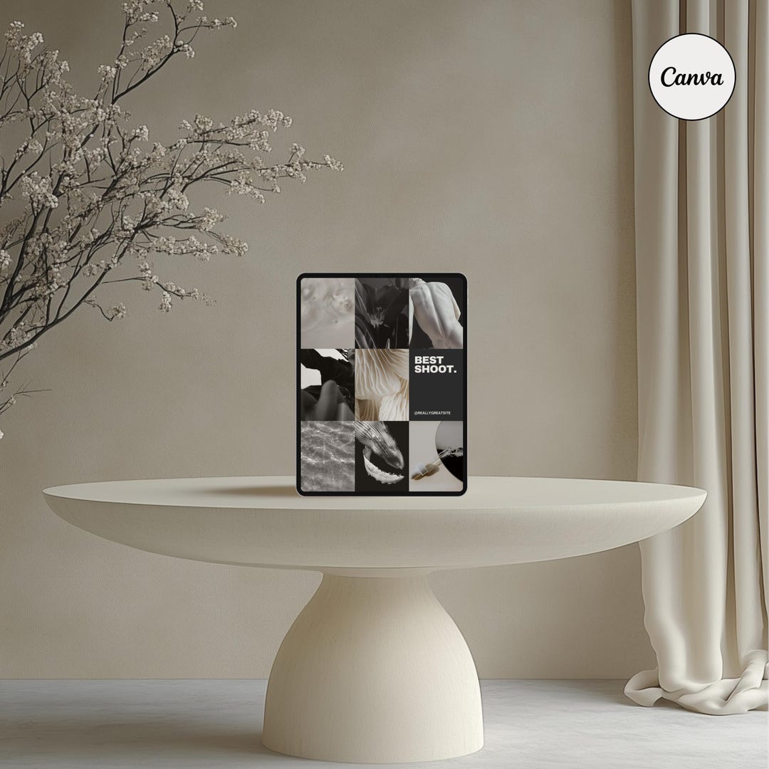 Aesthetic CANVA iPad Mockup, Digital Product Mockups, iPad Mockup ...