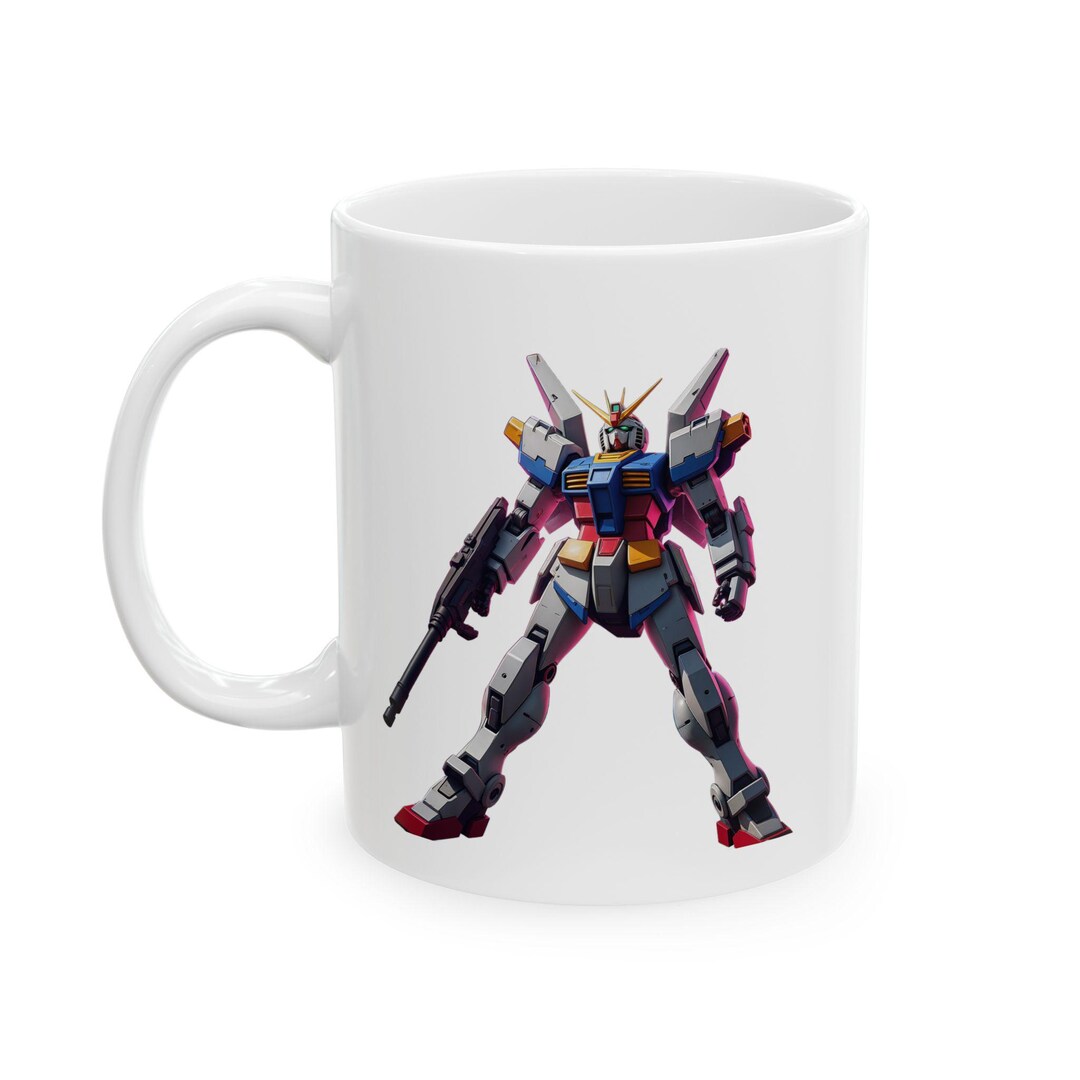 Gundam Century Ceramic Mug, Unique Anime Coffee Cup, Cool Japan Otaku ...