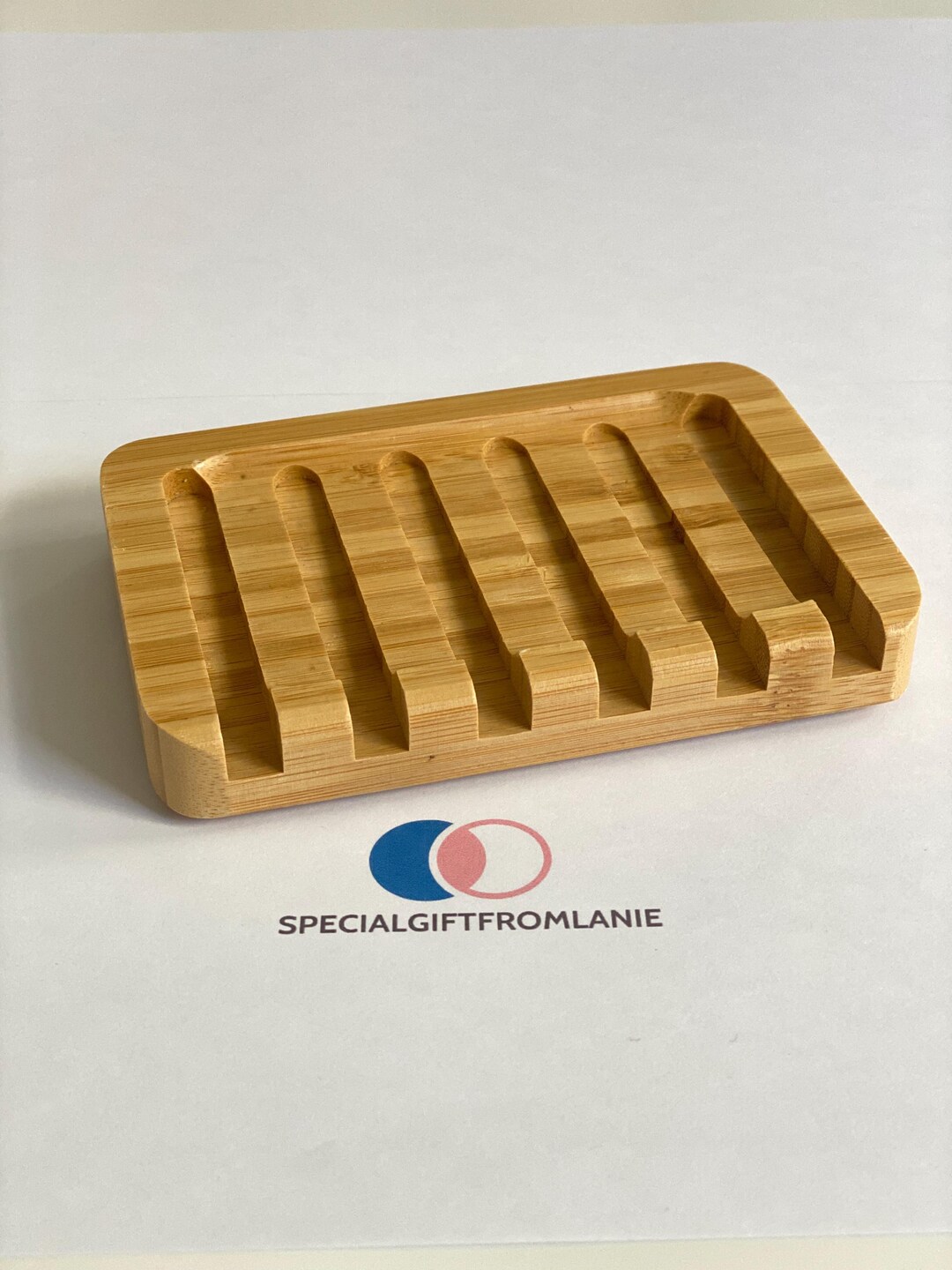 Bamboo Soap Tray Waterfall Soap Box Drainage Soap Bar Lift Holder ...