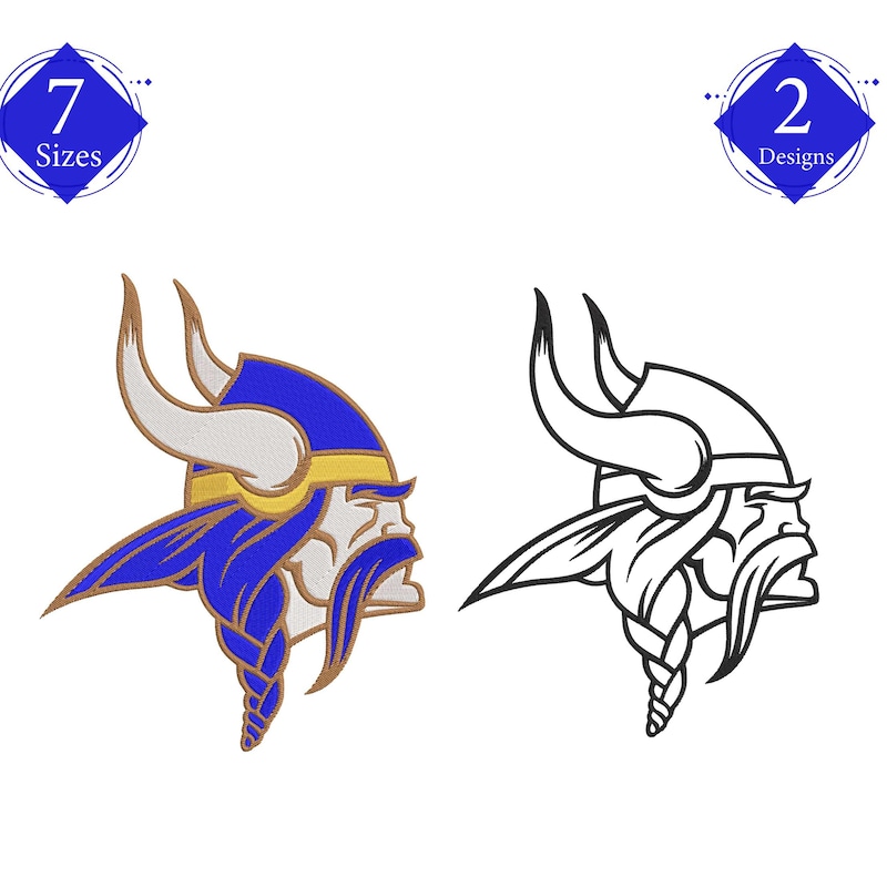 Vikings Embroidery Design - Etsy