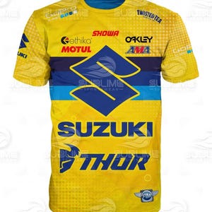 Suzuki T-shirt & Long-sleeve | Custom Sublimation 3D Print | Motorcycle ...