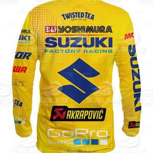 Suzuki T-shirt & Long-sleeve | Custom Sublimation 3D Print | Motorcycle ...