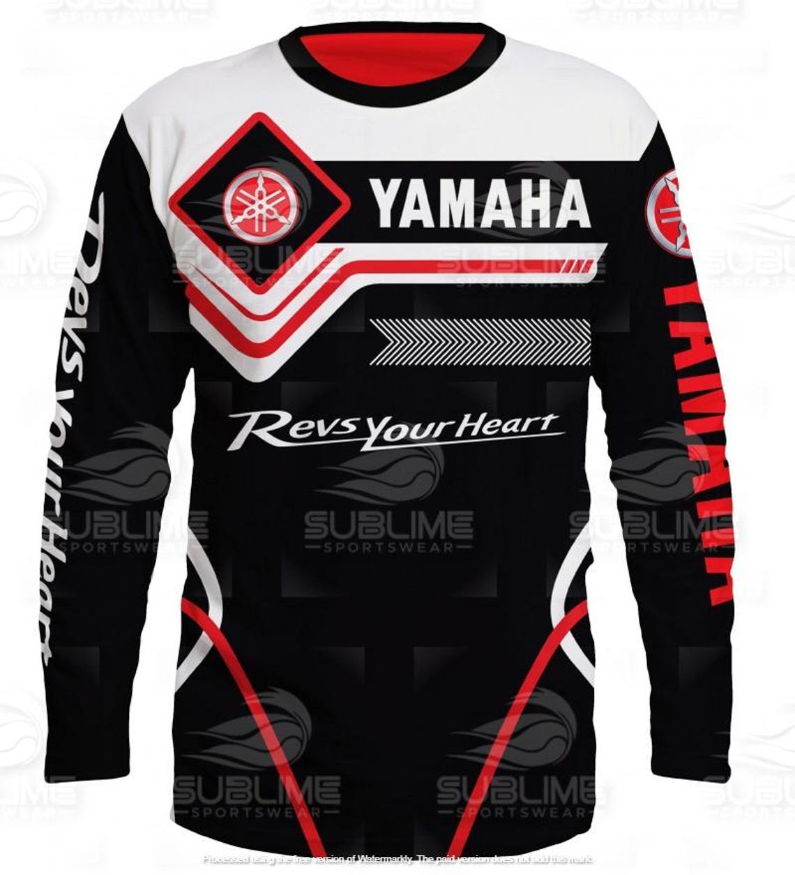 Yamaha T-shirt & Long-sleeve | Custom Sublimation 3D Print | Motorcycle ...