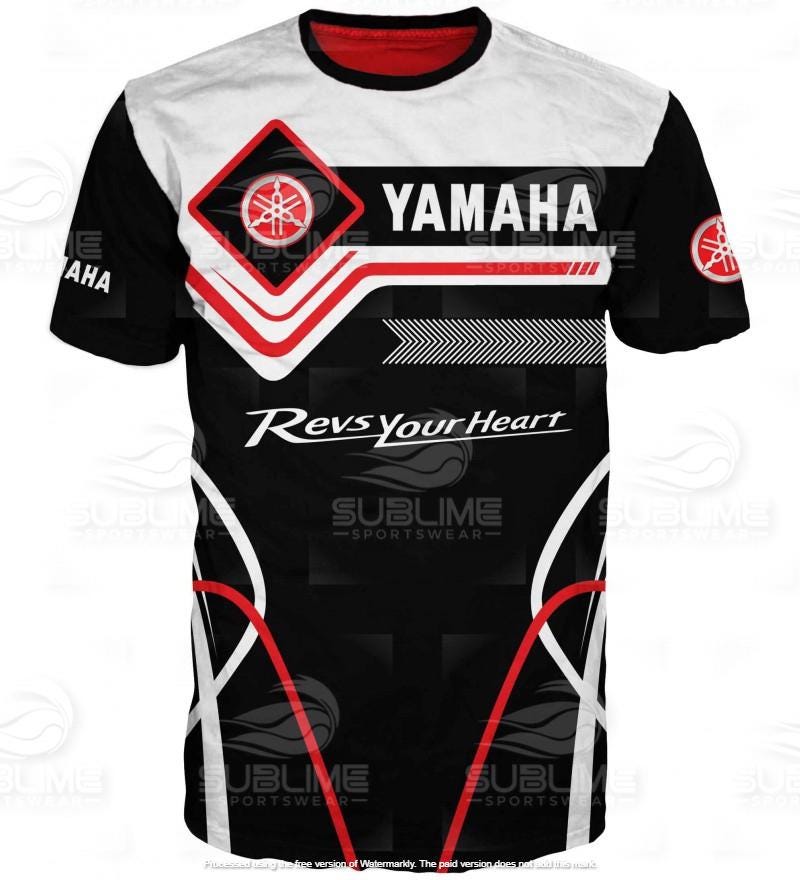 Yamaha T-shirt & Long-sleeve | Custom Sublimation 3D Print | Motorcycle ...