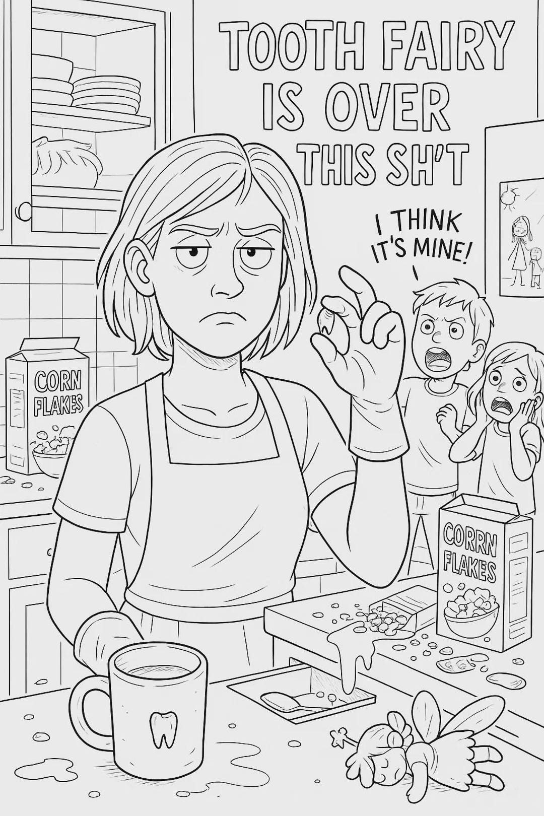 Mom Rage Coloring Book PDF Funny Sarcastic Adult Printable Pages - Etsy