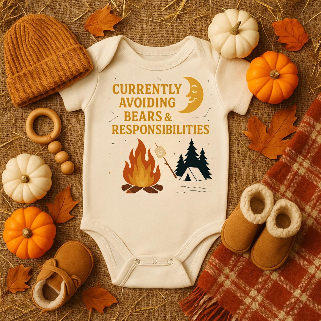 Funny Camping Gift | Nature Lover Printable | Currently Avoiding Bears ...