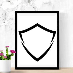 Shield SVG Bundle: Badges, Silhouette Cut Files (digital Download) - Etsy