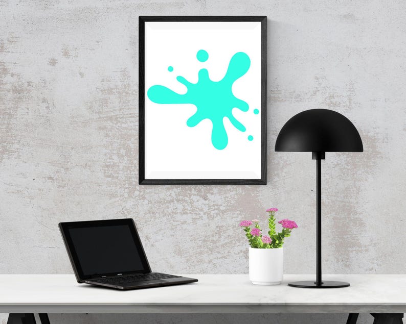 Paint Splatter SVG Bundle: Ink Splats Clipart (digital Download) - Etsy