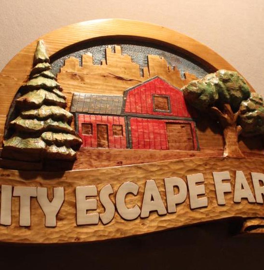 Custom Carved Wood Signs, Farm Signs, Cabin Signs, Home Signs, Business ...