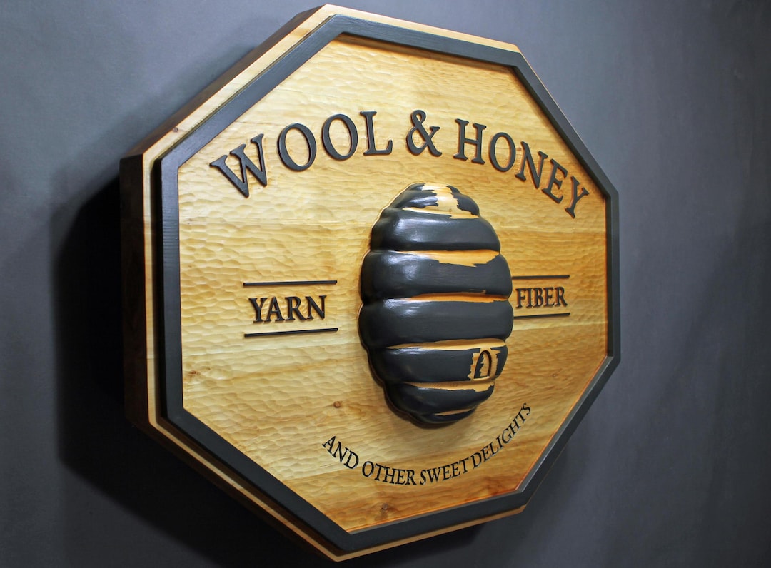 Custom Carved Wood Sign, 3D Logo, Handmade Business Sign - Etsy