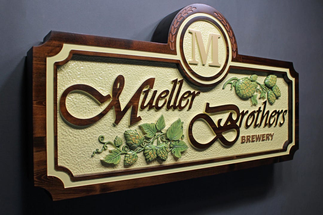 Custom Carved Wood Sign, Personalized Business, Home, Cabin - Etsy