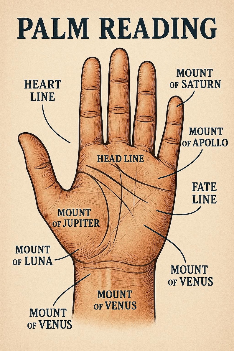 In Depth Detailed Palm Reading - Etsy