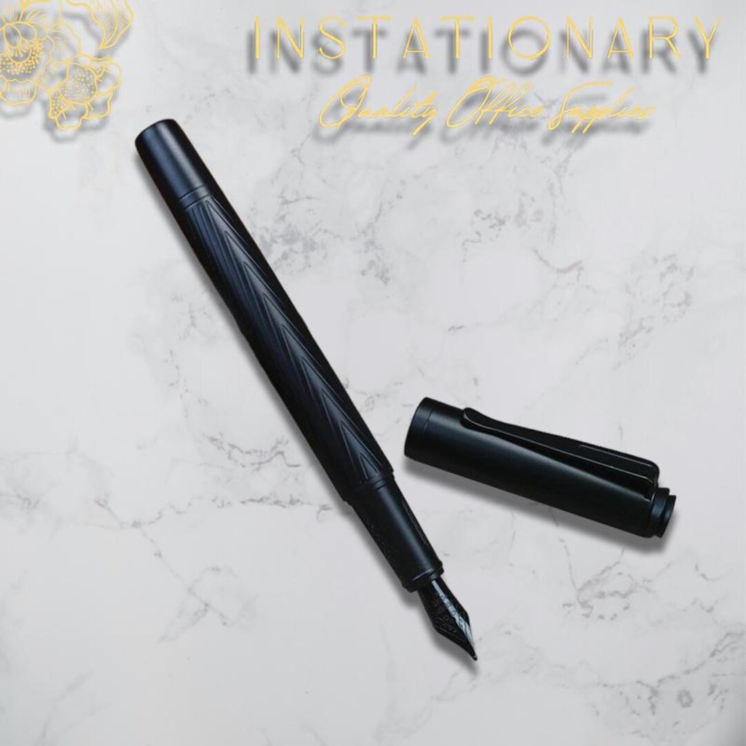 Luxury Black Samurai Fountain Pen, Mysterious Fountain Pen, Luxury Pens ...