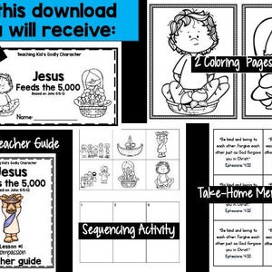 Teaching Kids Godly Character - Compassion - 4 Week Bundle- Christian ...