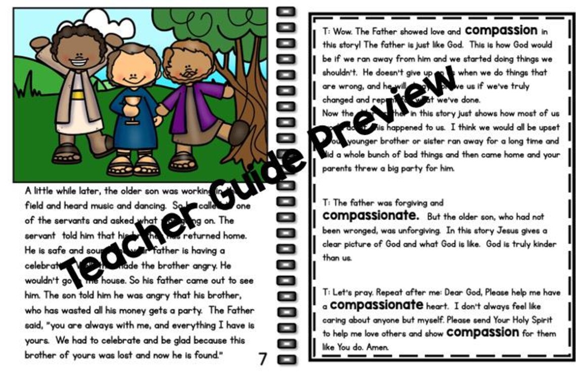 Teaching Kids Godly Character - Compassion -lesson #4 the Lost ...