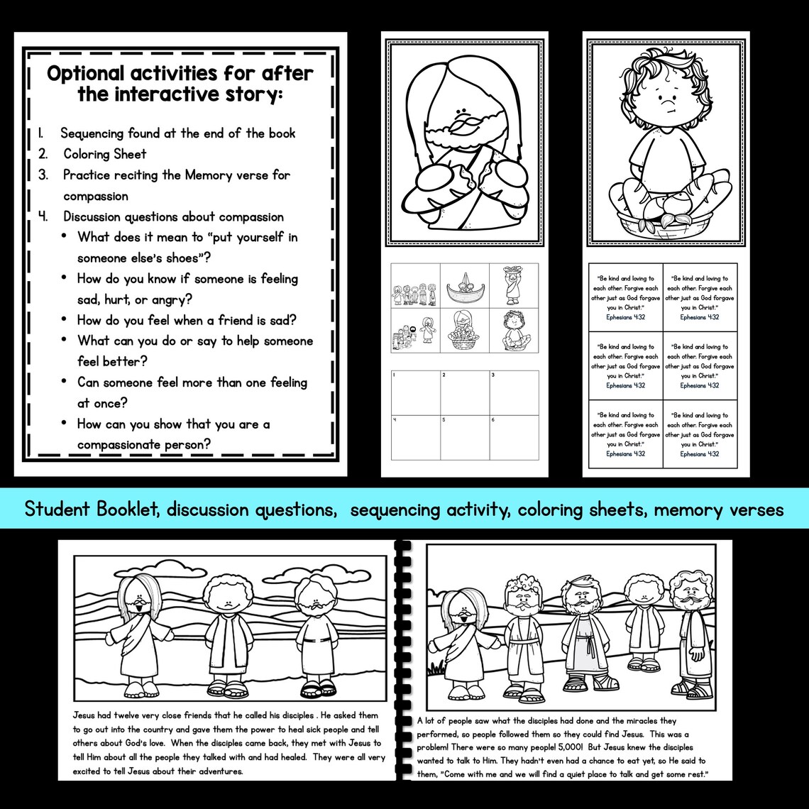 Teaching Kids Godly Character - Compassion - 4 Week Bundle- Christian ...