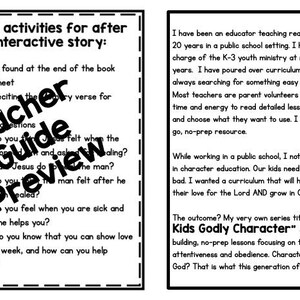 Teaching Kids Godly Character Compassion lesson 2 Jesus Heals the Leper ...