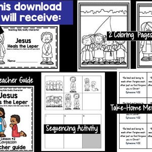 Teaching Kids Godly Character - Compassion - 4 Week Bundle- Christian ...