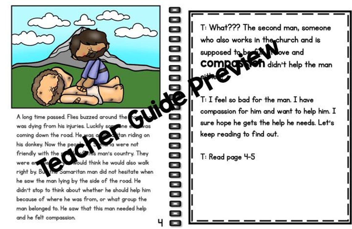 Teaching Kids Godly Character Compassion lesson 3 the Good Samaritan ...