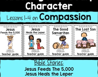 Teaching Kids Godly Character Compassion lesson 1 Jesus Feeds the 5,000 ...