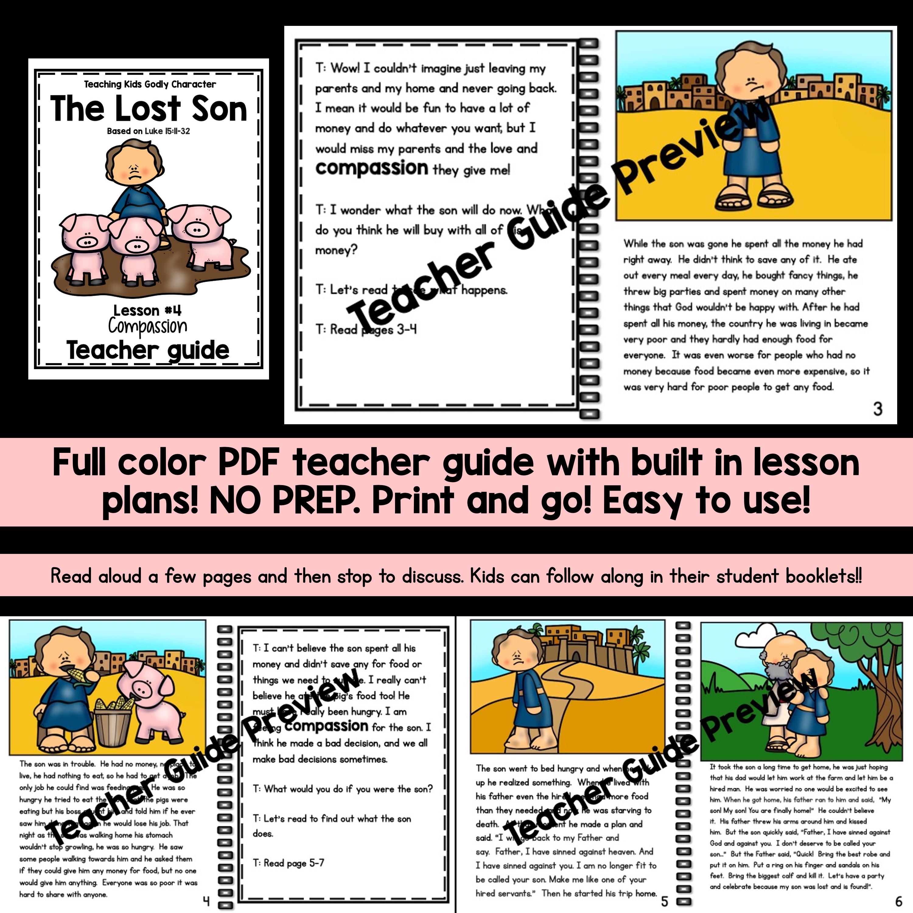 Teaching Kids Godly Character - Compassion -lesson #4 the Lost ...