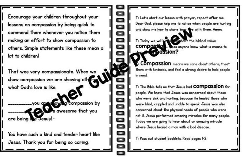 Teaching Kids Godly Character Compassion lesson 2 Jesus Heals the Leper ...